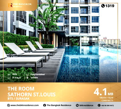 The Room Sathorn-St.Louis คอนโด High-Rise ใจกลางเมือง เดินทางสะดวก ใกล้ ...