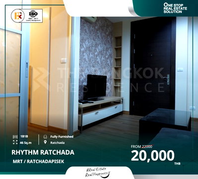 RHYTHM Ratchada ห้องสวย ใกล้ MRT รัชดาภิเษก - PropertyHub.in.th