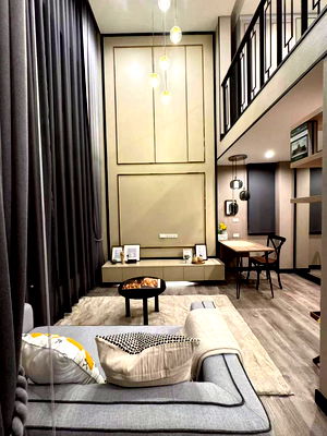 ให้เช่า The Spring loft condo ห้อง แบบ loft เพดานสูง 4.9m ตกแต่งพร้อมอยู่ บิ้วอินทั้งห้อง ค่า ...